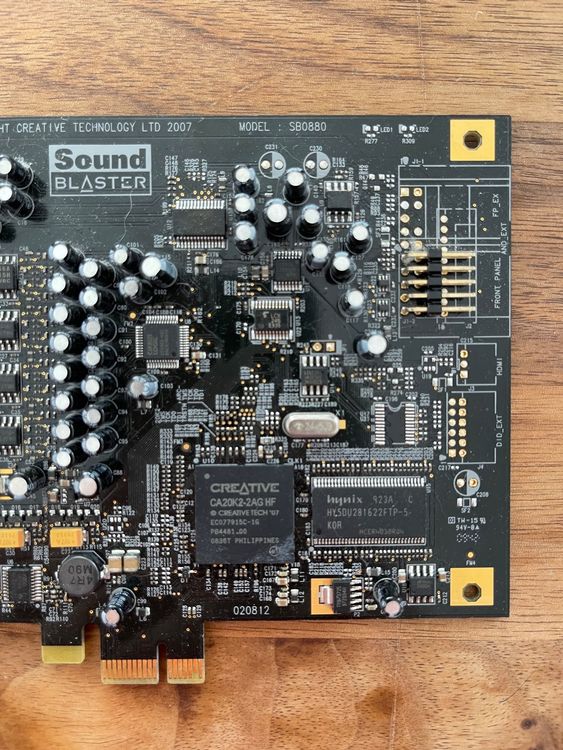 Creative Sound Blaster X-Fi Titanium SB0880 PCIe 7.1 (Gebraucht) in ...