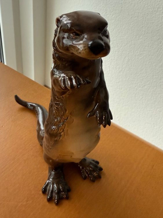 Fischotter, Porzellan, Fa. Göbel, Made in Westgermany (Gebraucht) in ...