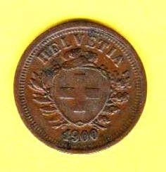 SCHWEIZ 1 RAPPEN 1900 ss-vz | Kaufen auf Ricardo