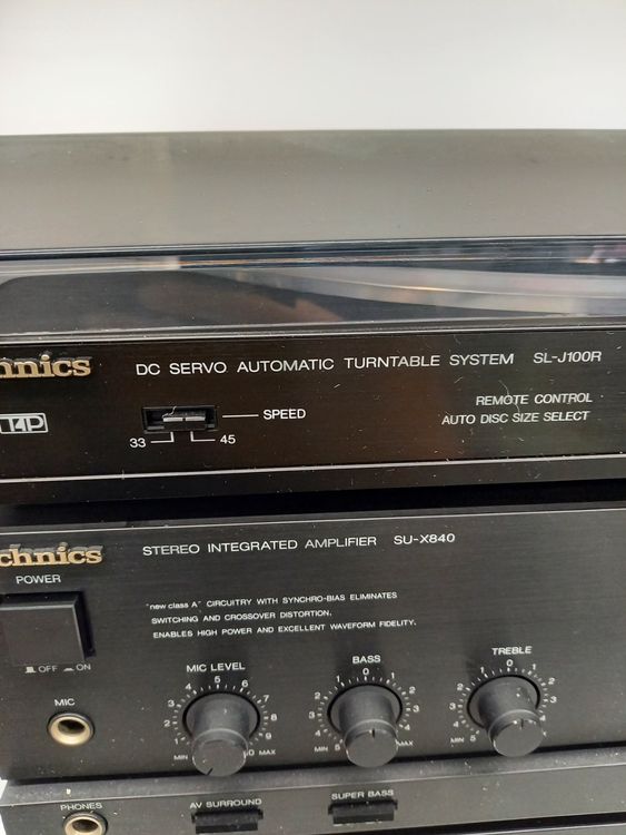 Technics Amplifier SU-X840 CD SL-PJ22 Tuner ST-X880L Stereo | Acheter ...
