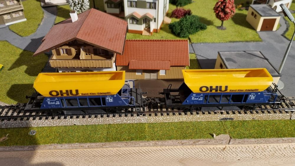 2 Faller Mod. 197 Kieswagen OHU Sand Kies Edelsplitt | Kaufen auf Ricardo