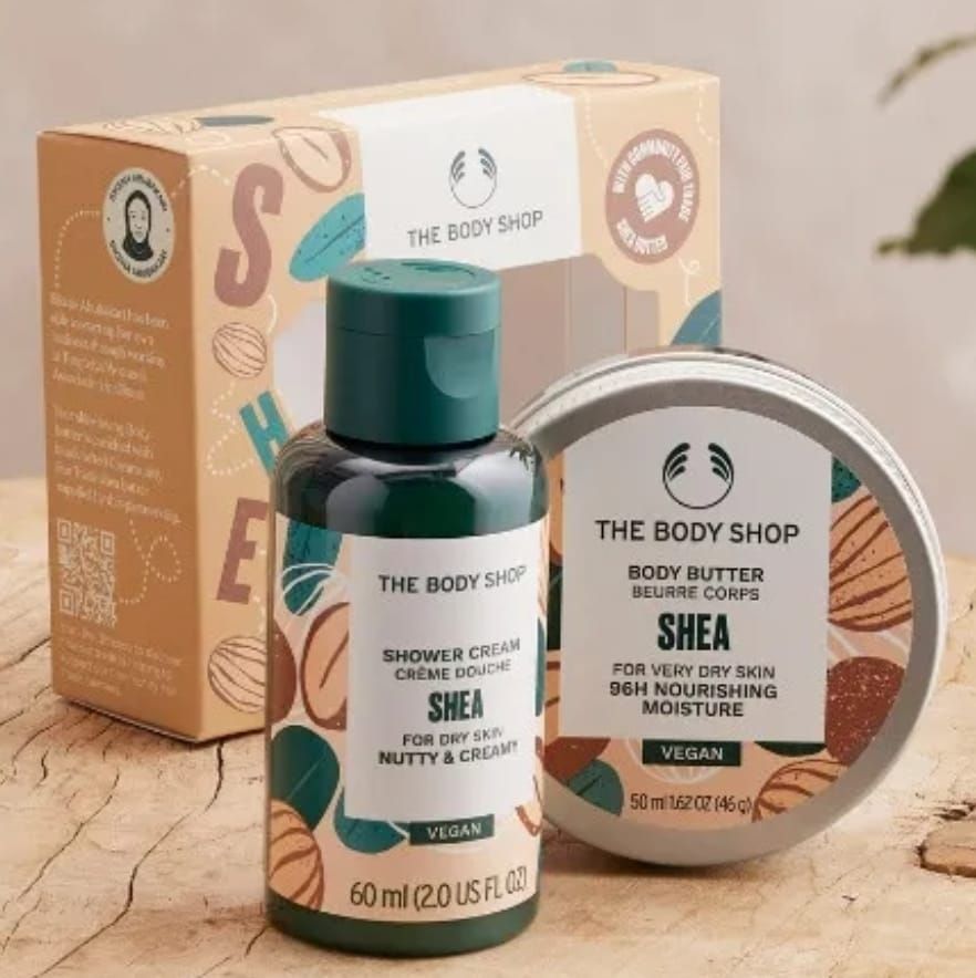 The Body Shop Shea Set: Body Butter & Shower Cream (Neu und ...