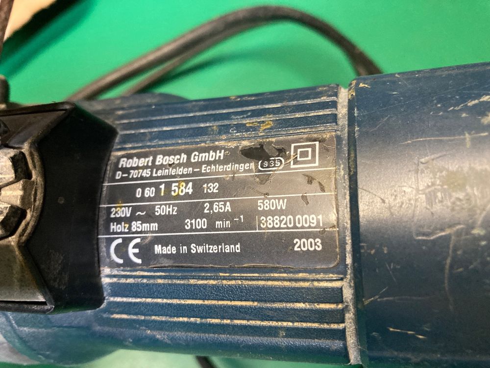 Bosch Stichsäge 580W Blatt Neu Blau Stich Säge Holz Eisen (Gebraucht ...