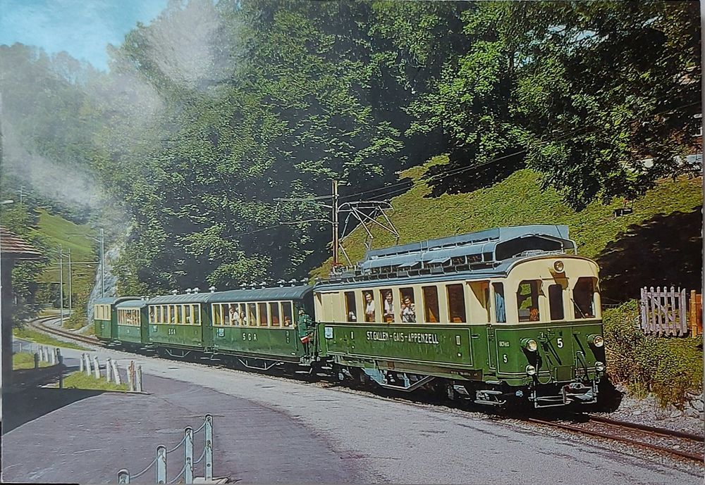 Historischer Zug der St.Galken-Gais-Appenzell Bahn | Kaufen auf Ricardo