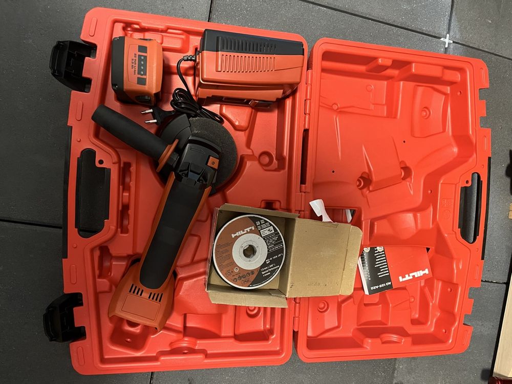 Hilti AG 125-A22 Winkelschleifer Akku Top Zustand (Gebraucht) in Attiswil für CHF 550 – mit ...