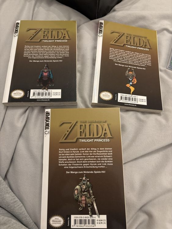Zelda Twilight Princess Manga 1-3, Komplett! Super Zustand! (Gebraucht ...