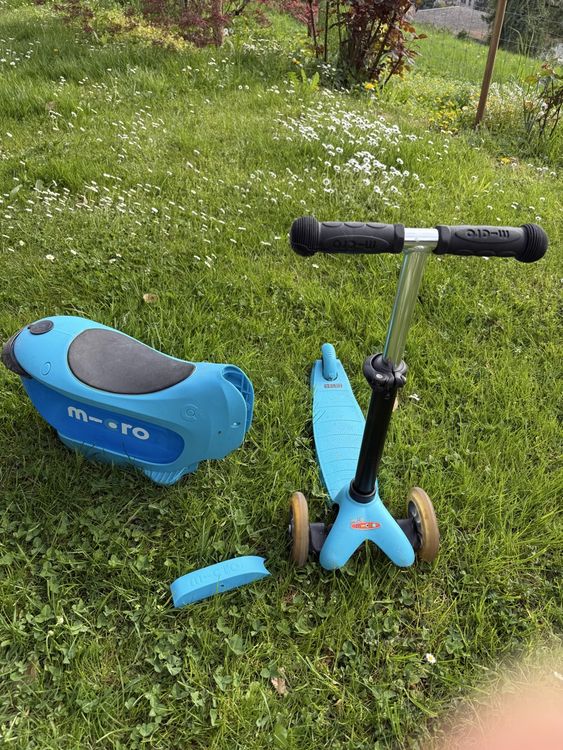 Micro Mini Scooter Blau (Gebraucht) in Erlenbach ZH für CHF 1 – nur Abholung auf Ricardo kaufen