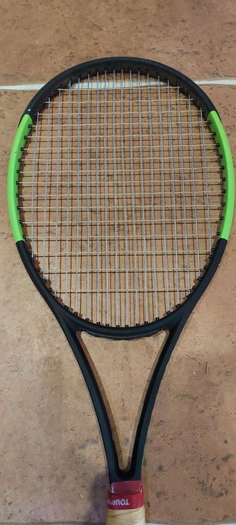 Wilson Blade 98 Green Tennisracket mit Bespannung | Kaufen auf Ricardo