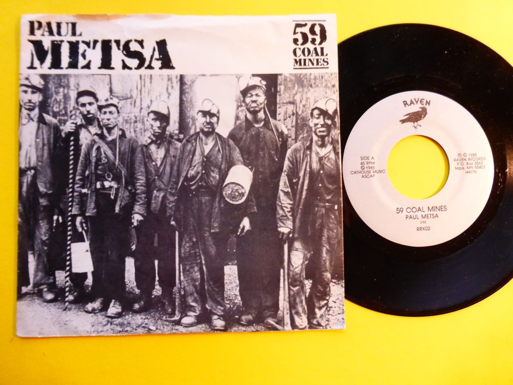 PAUL METSA 7" 59 COAL MINES | Acheter sur Ricardo