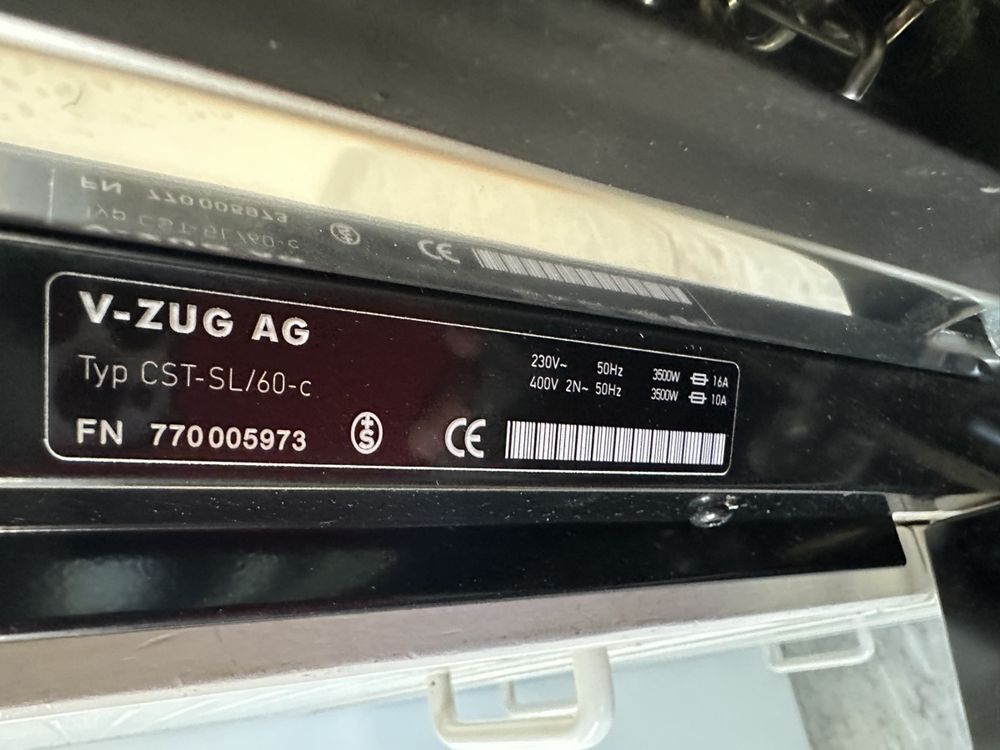 Four Vapeur V-ZUG Combi-Steam SL (60cm) (Gebraucht) in Wallisellen für ...