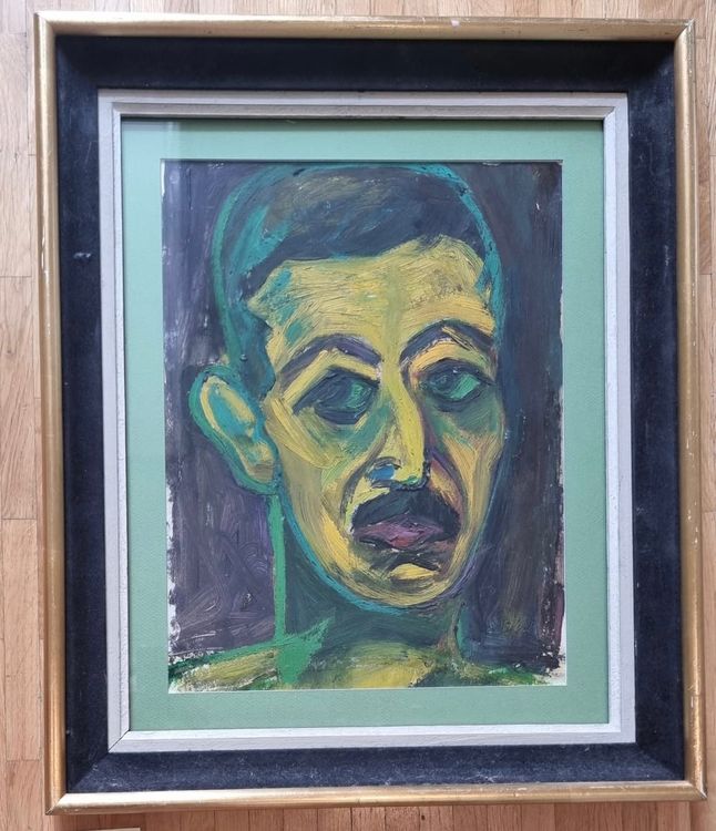 interessantes expressionistisch gemaltes Ölbild | Kaufen auf Ricardo