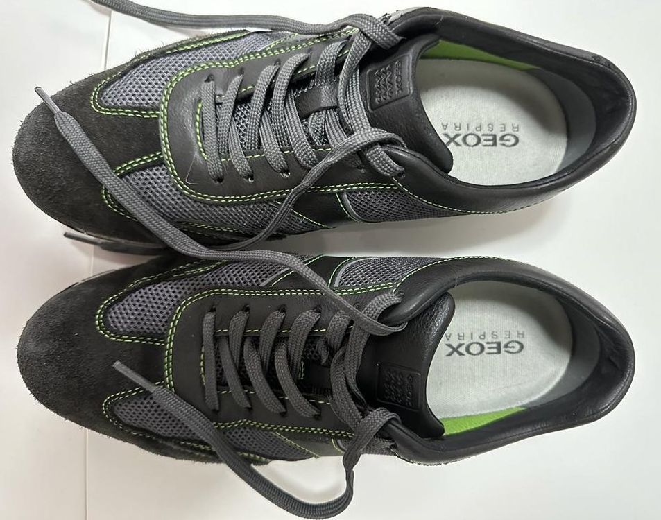 GEOX Sneaker Leder 41 Herren schwarz | Kaufen auf Ricardo