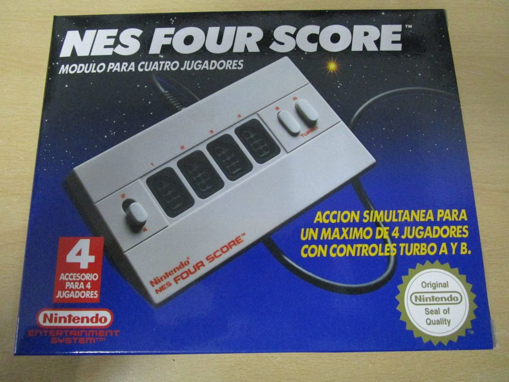 NES Four Score - 4 Spieler Adapter NEU - Nintendo NES selten (Neu und ...