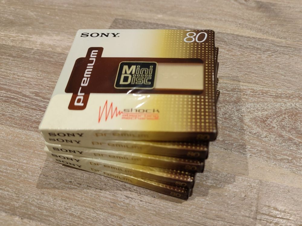 5 Stk. Sony Premium 80 Mini Disc | Kaufen auf Ricardo