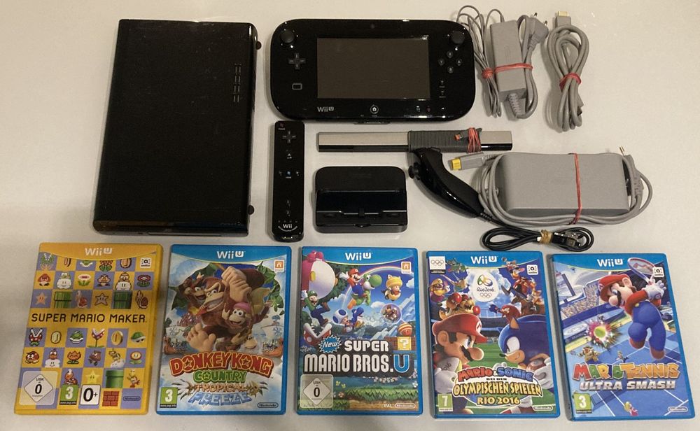 Nintendo Wii U Konsole mit 5 Games Mario Mega Set! | Kaufen auf Ricardo