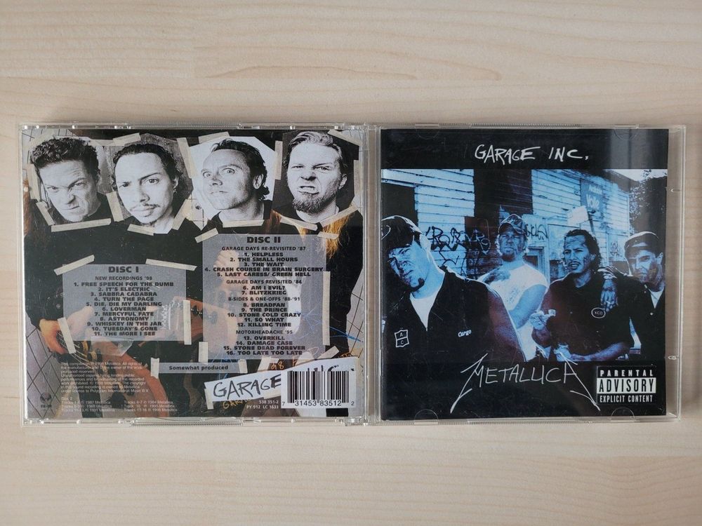 Metallica - Garage Inc. DCD 1998 | Kaufen auf Ricardo