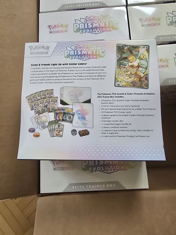 Pokémon SV Prismatic Evolutions ETB OVP Eng | Acheter sur Ricardo