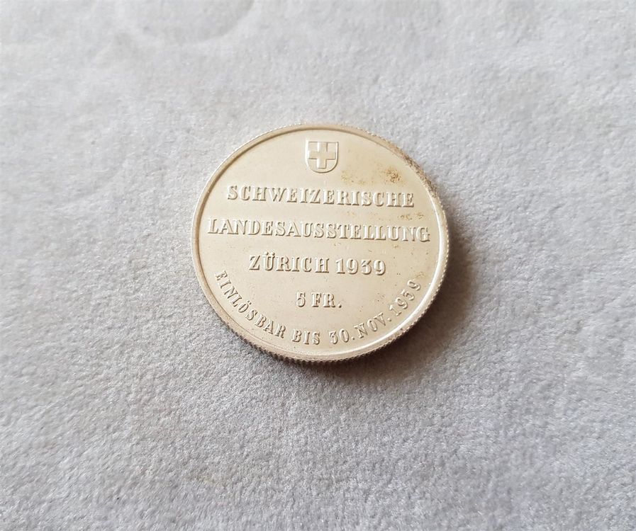5 Franken Silber Landi 1939 | Kaufen auf Ricardo