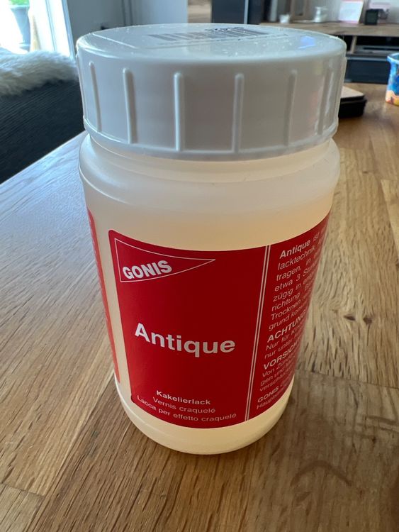 Gonis Antique Krakelierlack (Gebraucht) in Knonau für CHF 15 – mit ...