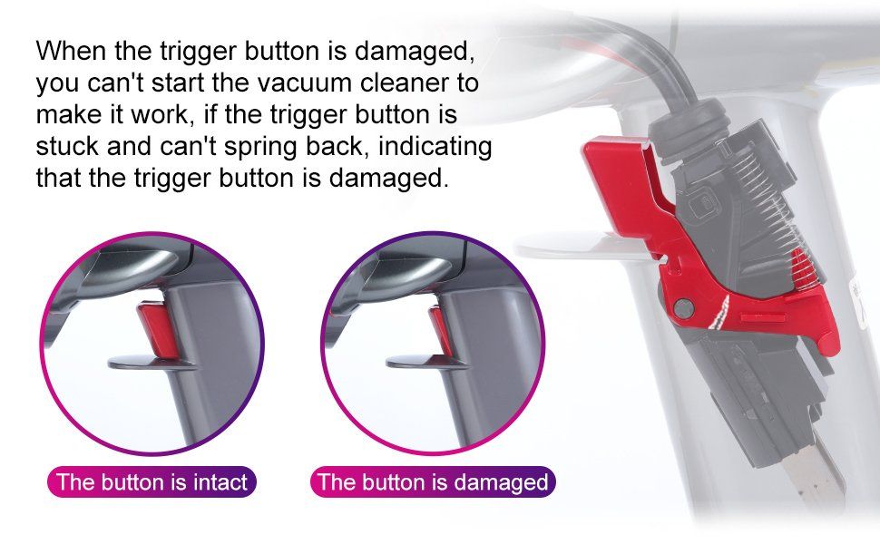Dyson V10/V11: Trigger Knopf / Bouton gâchette (Neu (gemäss ...