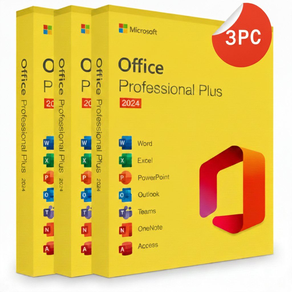 Microsoft Office Pro Plus 2024 3 Key Pack (Gebraucht) in Saignelégier ...