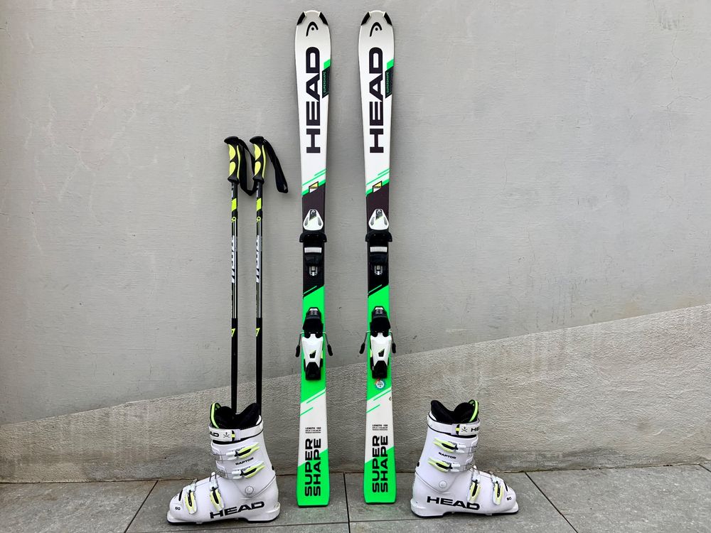 Jugend Ski Set Head Supershape 150 cm Skischuhe Raptor 40 41 (Gebraucht ...