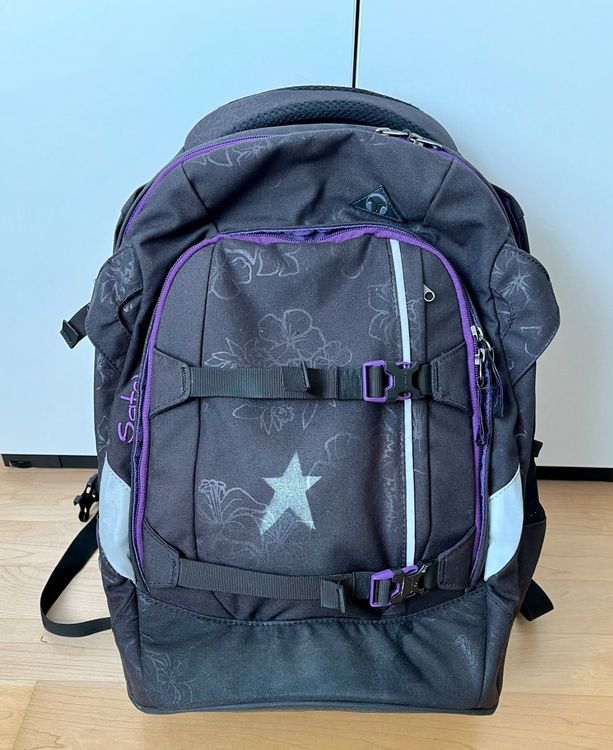 Satch Pack Schulrucksack Purple Hibiscus | Kaufen auf Ricardo