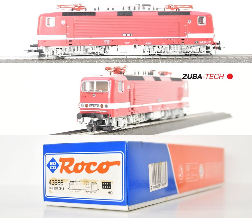 Roco 43686 E-Lok BR 243 DR H0 GS Analog mit OVP (Gebraucht) in St ...