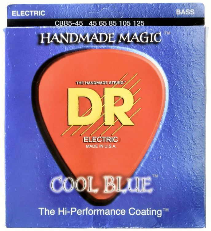 DR Strings Cool Blue Electric Bass 5-String Set (Neu und ...