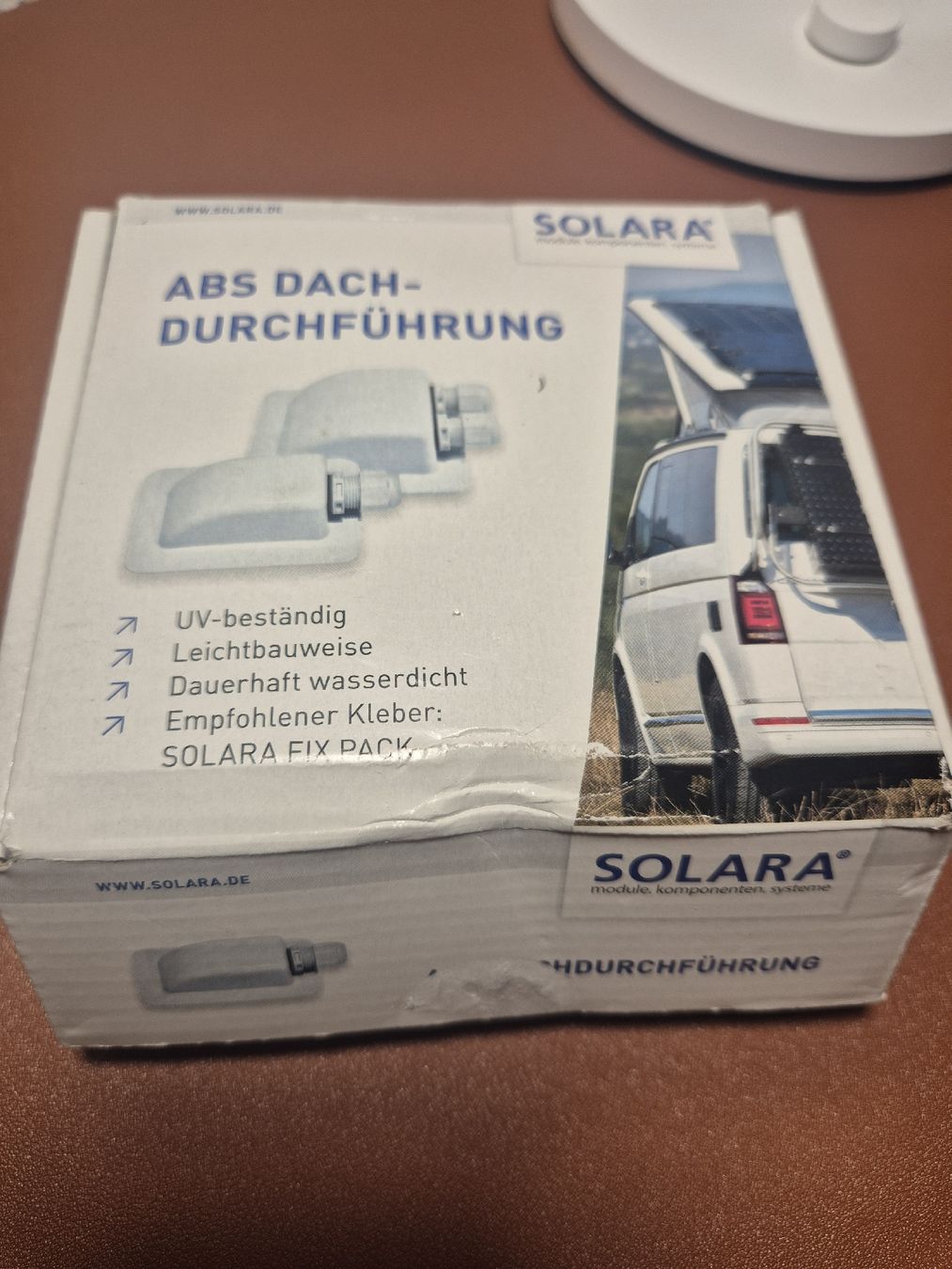 SOLARA DD1 ABS Dachdurchführung weiss – neu – wasserdicht (Neu und ...