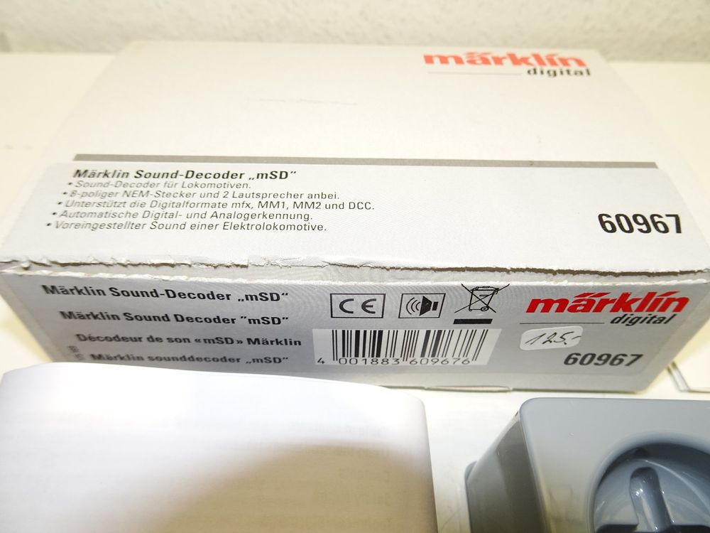 Märklin Sound Decoder mSD Digital Lokomotiven HO 60967 (Neu (gemäss ...