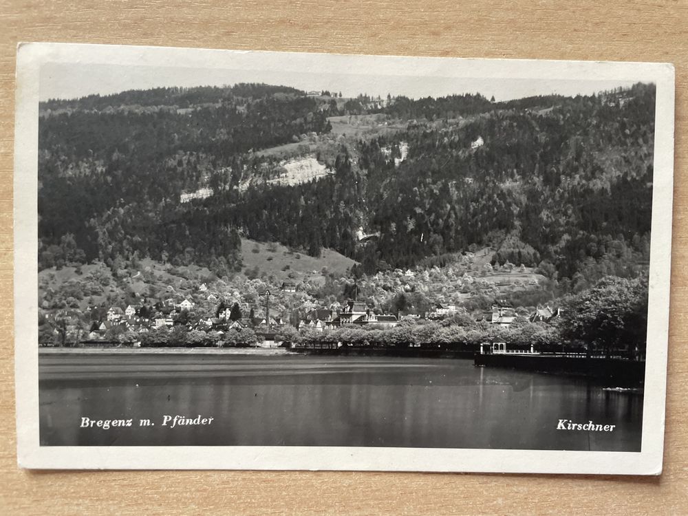 Alte Ansichtskarte Bregenz am Pfänder, gelaufen 1951 (Gebraucht) in ...