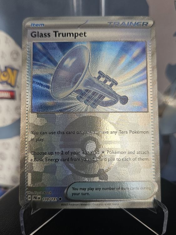 Glass Trumpet POKEBALL REVERSE Prismatic Evolutions (Gebraucht) in ...