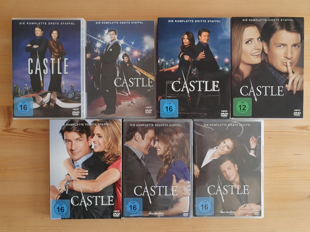 Castle Staffeln 1+2+3+4+5+6+7 - Nathan Fillion, Stana Katic | Kaufen ...