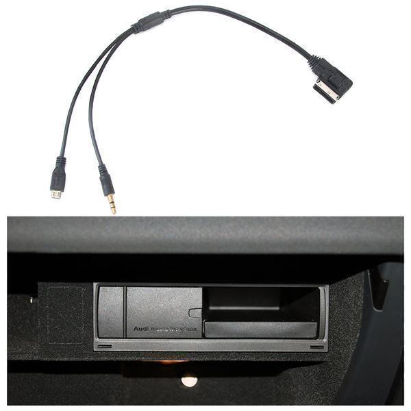 Audi AMI MMI Kabel Adapter 3.5mm USB (Neu (gemäss Beschreibung)) in ...