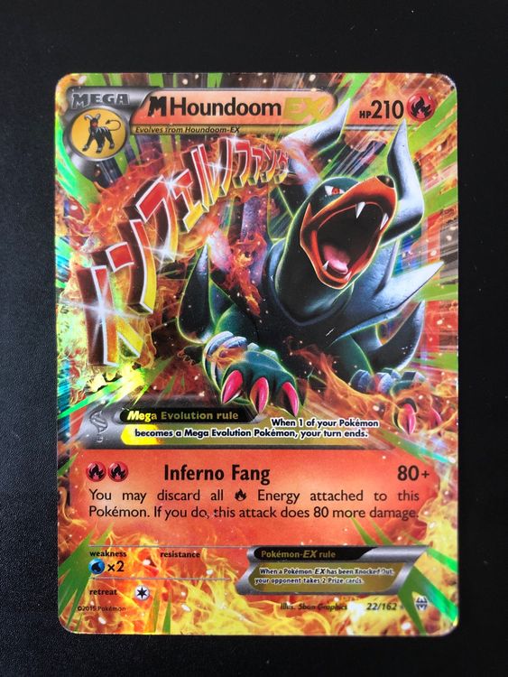 Pokémon M Houndoom EX 22/162 (Gebraucht) in Fällanden für CHF 4 – mit ...