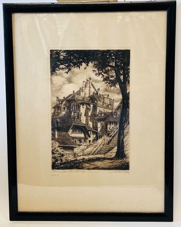 Original Radierung unleserlich handsigniert (Gebraucht) in Root für CHF 10 – mit Lieferung auf ...