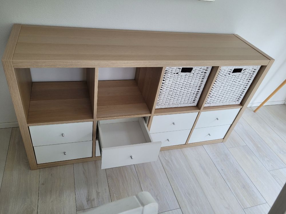 Erstaunlich Kallax Regal Holz Ebenbild