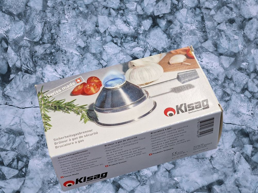 Kisag Sicherheitsgasbrenner / Fondue / Tischgrill / Wok | Kaufen auf Ricardo
