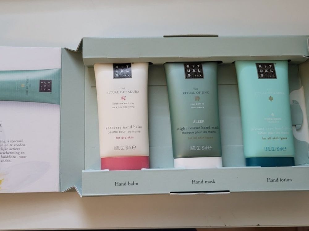 Rituals 3er Hancreme Set Sakura Jing Hand Mask Karma Lotion (Neu und ...