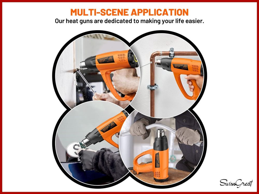 2000W Heißluftpistole mit variabler Temperaturregelung | Acheter sur Ricardo