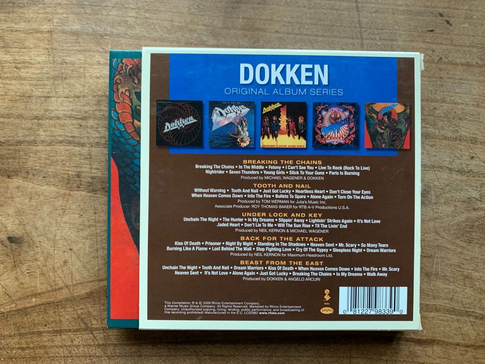 Dokken Original Album Series 5CD Box-Set Hard Rock Metal (Gebraucht) in Willerzell für CHF 17 ...