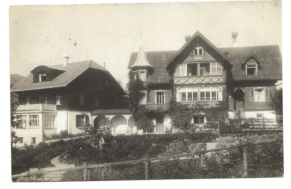 Ebnat-Kappel (SG) Toggenburg - 2 Villen - echte Foto-AK 1928 (Gebraucht) in Engelburg für CHF 17 ...
