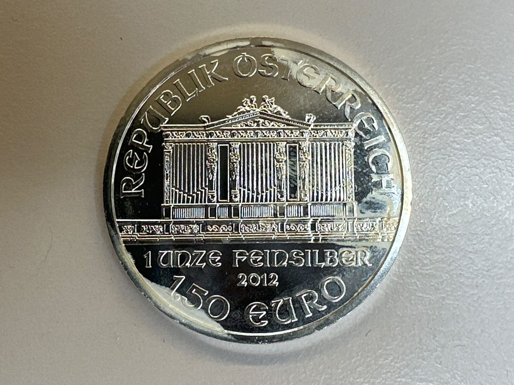 1 Unze Silber Österreich Wiener Philharmoniker 2012 | Kaufen auf Ricardo