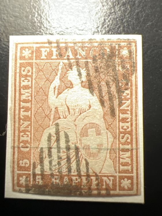 1 timbre 5 c Strubel 22 B selon photos (Gebraucht) in Charmey (Gruyère ...