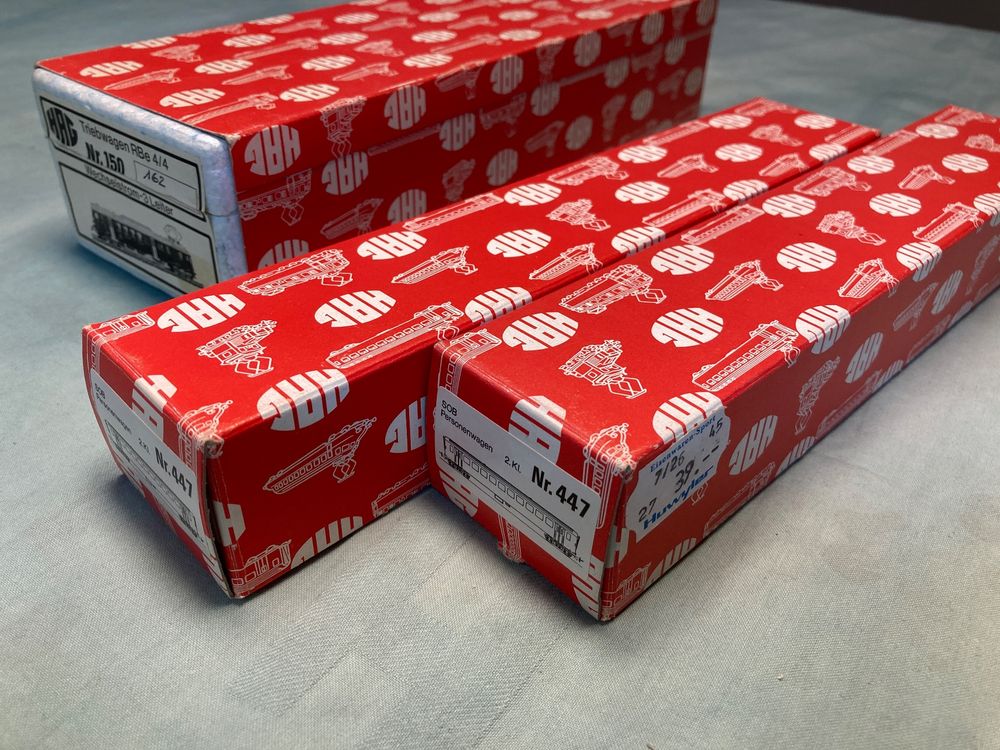 L162 HAG Triebwagen 150 Rbe 4/4 der SBB mit 2 Wagen der SOB (Gebraucht ...