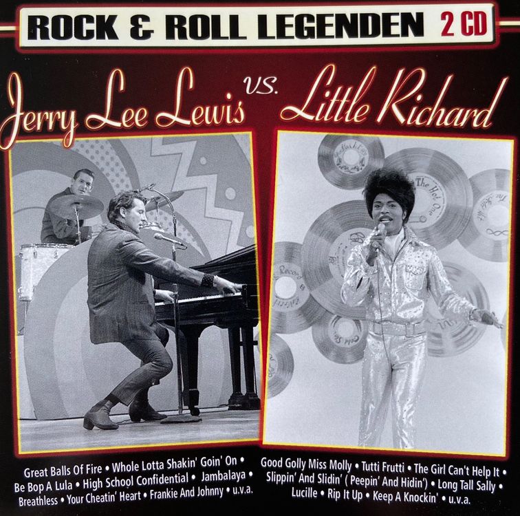 2 CDs Jerry Lee Lewis & Little Richard • Rock & Roll Legende (Gebraucht ...