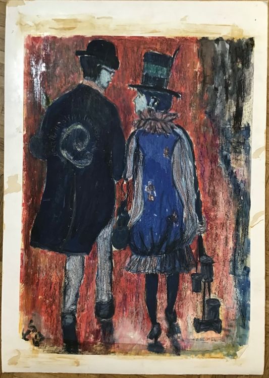 Grosse öl Kreide Gemälde Unleserlich Signiert (Gebraucht) in Root für CHF 15 – mit Lieferung auf ...