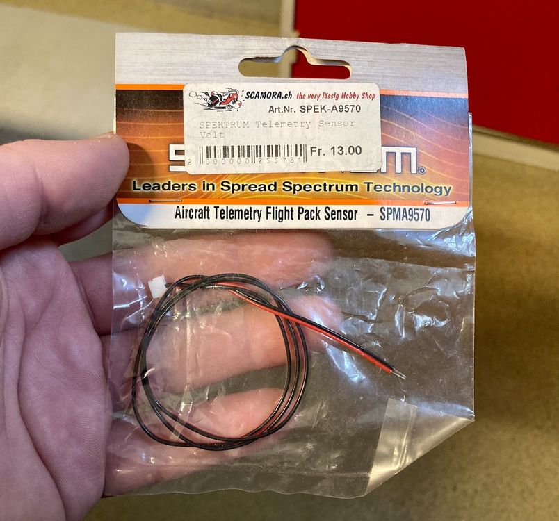 Spektrum Telemetry Battery Voltage Sensor-3pin SPMA9570 | Kaufen auf ...