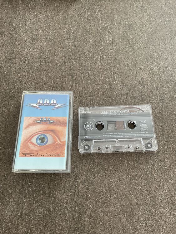 U.D.O. - Faceless World - Seltene Kassette - Top Zustand! (Gebraucht ...